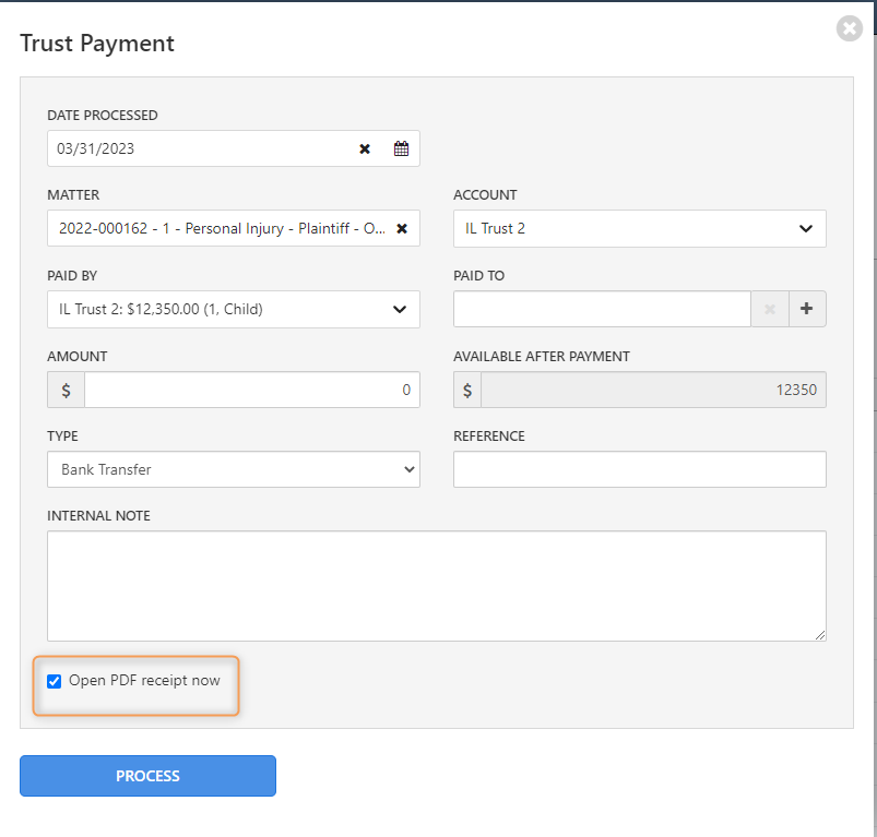 Deposit and Payment Receipts – Smokeball Support Hub