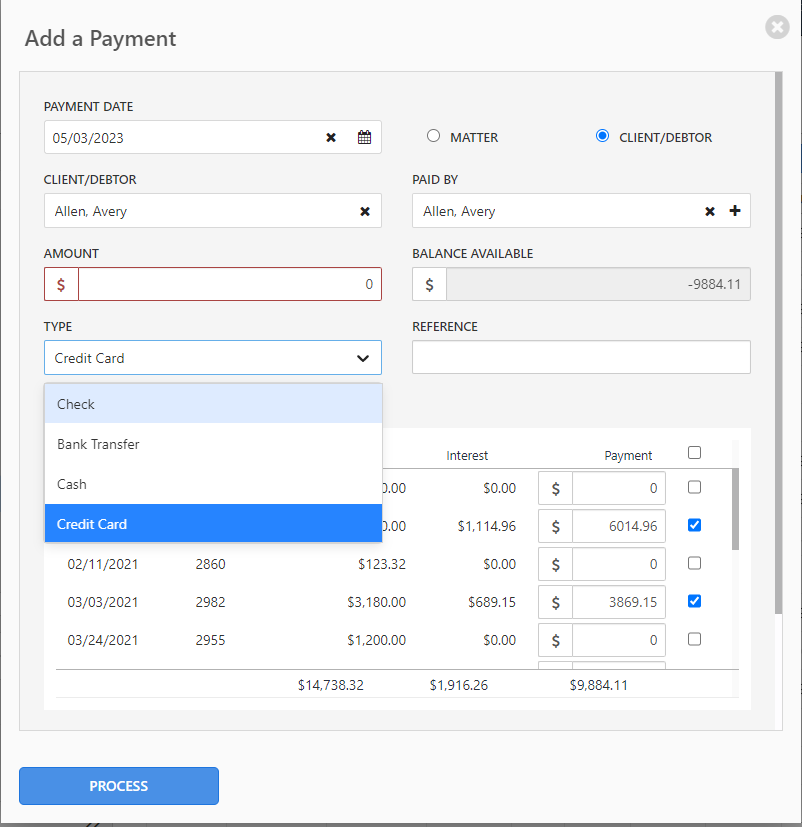 Add a Payment to Multiple Invoices – Smokeball Support Hub