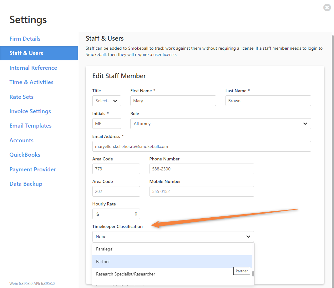 LEDES/UTBMS Billing – Smokeball Support Hub
