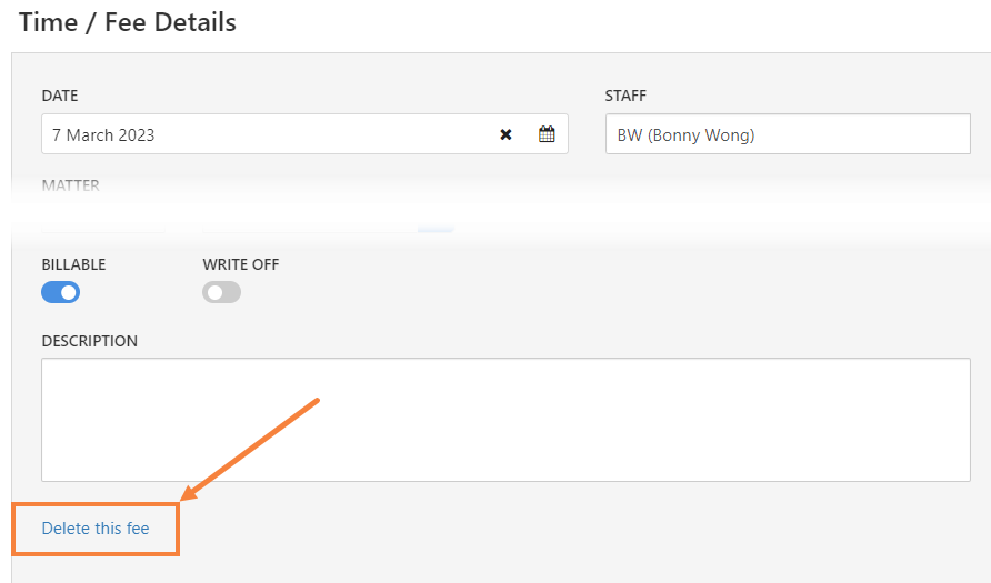 Enter a time or fixed fee entry – Smokeball Support Hub