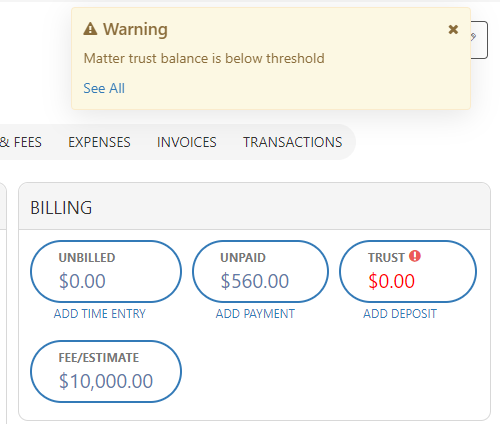 Set up an Evergreen Retainer – Smokeball Support Hub