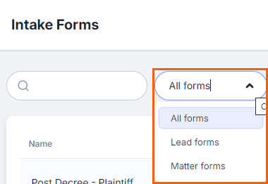 Intake Forms - Frequently Asked Questions – Smokeball Support Hub
