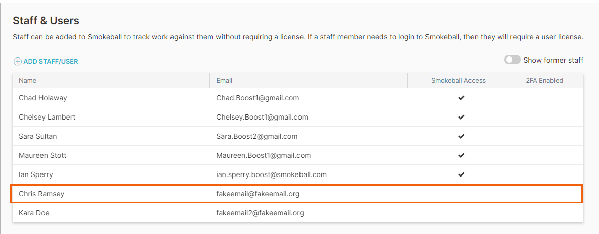 Create a new Smokeball user – Smokeball Support Hub