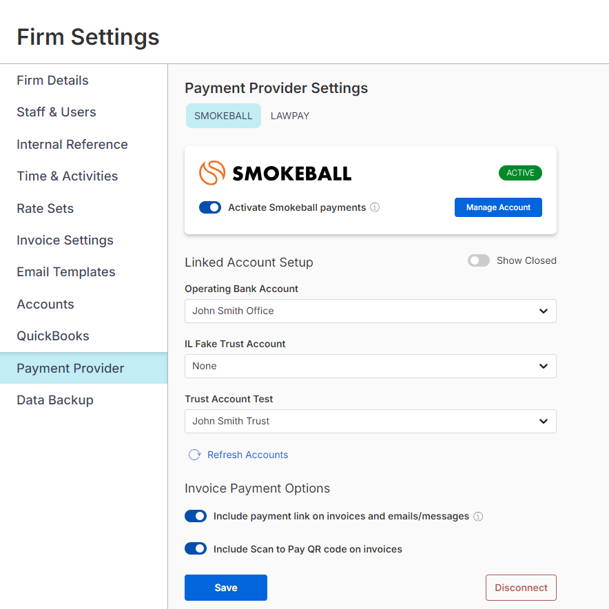 Smokeball Payments overview and setup – Smokeball Support Hub