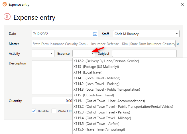 LEDES/UTBMS Billing – Smokeball Support Hub