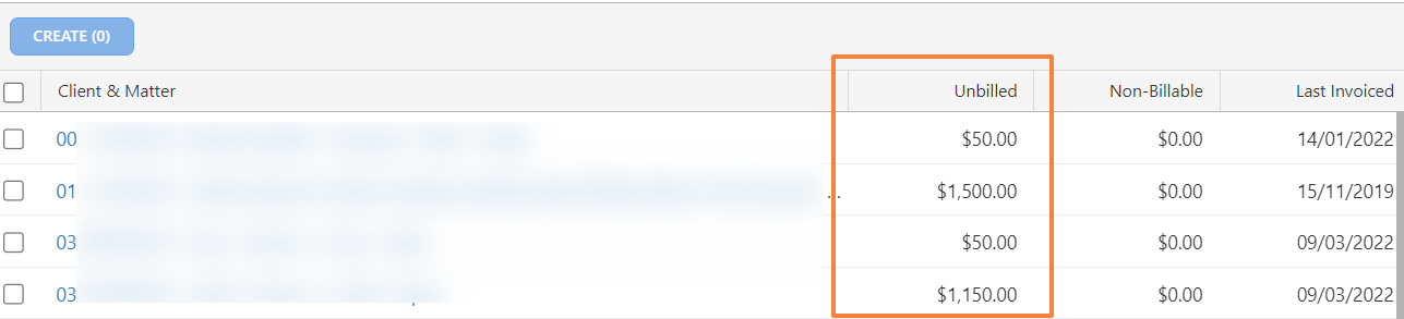 Find unbilled time and disbursements – Smokeball Support Hub